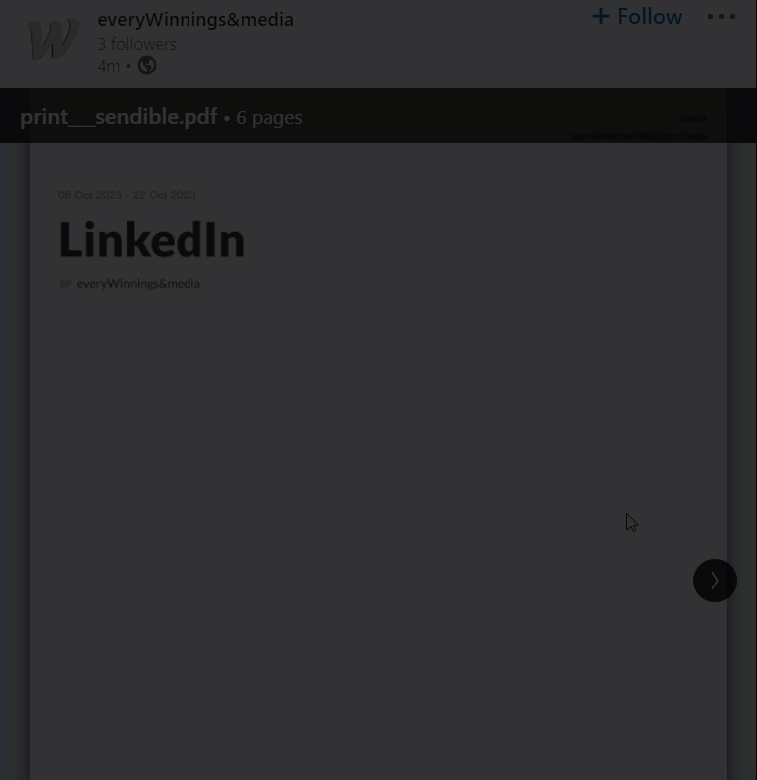 Compose a LinkedIn PDF post – Sendible Support