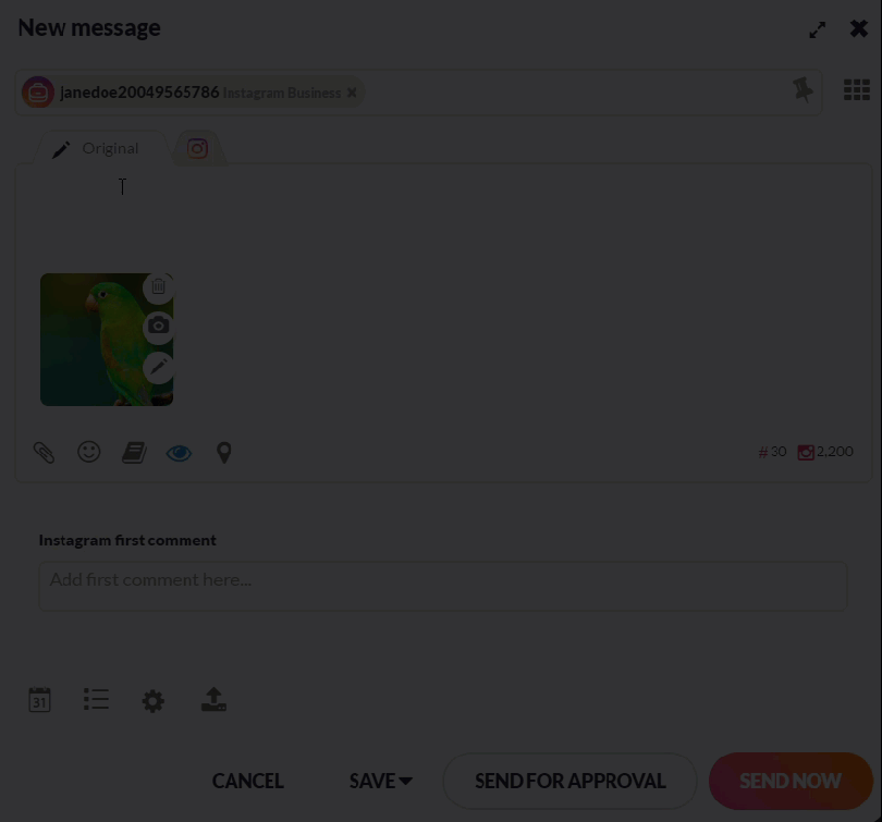 Include an @ tag in a post – Sendible Support